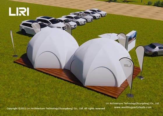 Outdoor Event Crossover Dome Tent Petaloid Ambulacra Dome Tent supplier