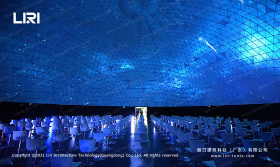 Outdoor Home  Aluminum Geodesic Dome Projection Screen, Projection Liner supplier