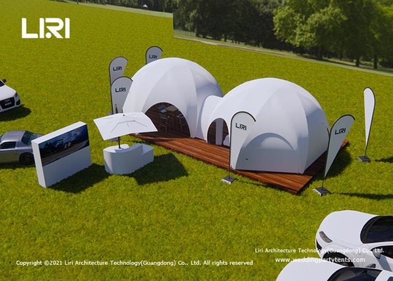 Outside Resort Hotel Style Flexible Crossover Dome Tent supplier
