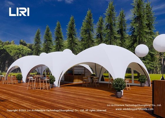 Outside Resort Hotel Style Flexible Crossover Dome Tent supplier