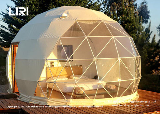 Glamping Campsite Folk Accommodation Featured Wild Luxury Campsite Oval Dome Glamping Tent supplier