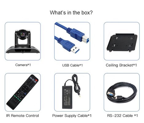Durable Usb Ptz Camera For Video Conferencing HDD / Flash Memory Media Type
