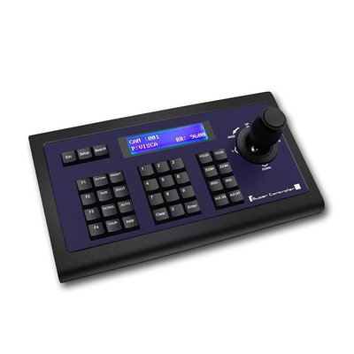 Audio Conference Camera Keyboard Controller With Blue LCD Display