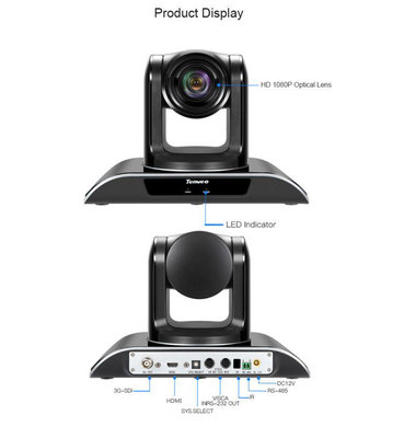 2.38MP USB Plug And Play PTZ Video Conferencing Camera DC12V/2A VHD30N