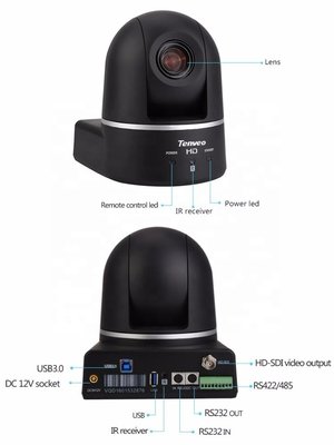 strömende PTZ 1080P 20X Livekamera volles HD 120° lauten Summens Weitwinkel