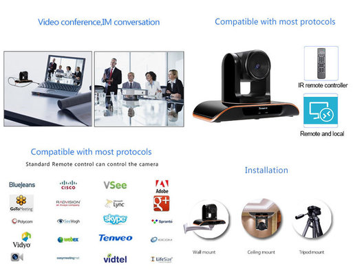Wide Angle USB 1080p Webcam For Video Conferencing Communication Chat