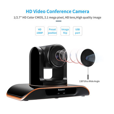 USB Compatible Conference Room Webcam With Any Web Conferencing System