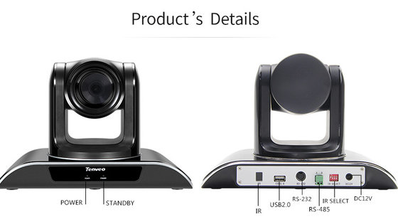 Weatherproof Church Broadcast Camera , Hd Webcam For Video Conferencing
