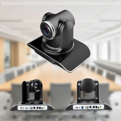 10x Optical Zoom Ptzoptics Usb Camera , Black Wide Angle Conference Camera