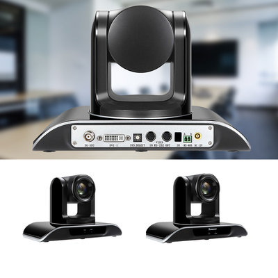 Black 2.38 Mega Pixel PTZ Video Conferencing Camera 260*175*180 Mm