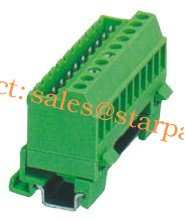 China Din Rail Pluggable Terminal Block with 5.08mm Pin Spacing socket arrage:24-12 AWG supplier
