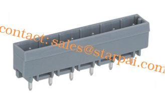 China Male connectors with solder pins Pitch:  7.5mm/0. 295 in supplier