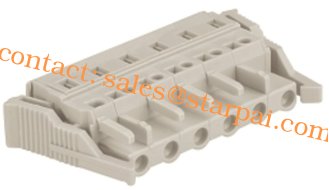 China Spring-cage Clamp Terminal Female locking device Pitch: 7.50mm /0.295 in supplier