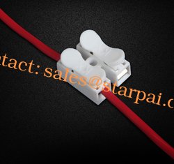 China 2 Pole Quick Wire Connector Terminal Block Spring Connector LED Strip Lighting supplier