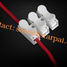 China 3 Pole Quick Wire Connector Terminal Block Spring Connector LED Strip Lighting supplier
