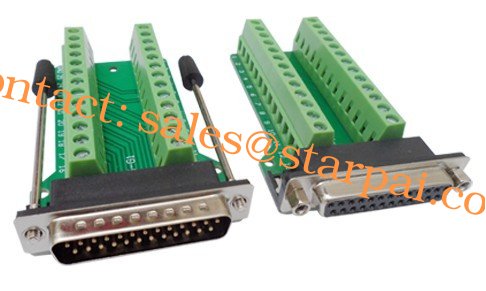 Signals Breakout Board Serial Port Header DB25 Male / Female terminal block adapter supplier