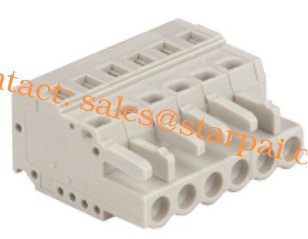 Spring-cage Clamp Terminal Female Standard Style Pitch: 5.00mm/0.197 in supplier