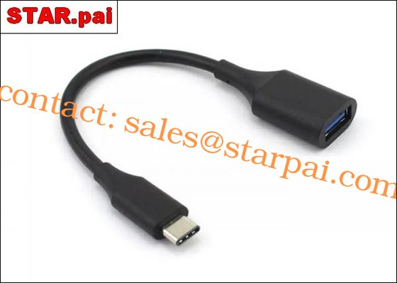 AF To C Type Fast Charging Data Cable , 6 Inch Data Transfer Cable supplier