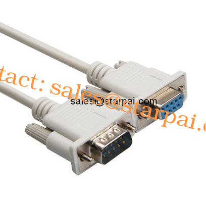 10m Serial  RS232 Com white Male to Female Extension Cable Lead DB9 M TO DB9 F supplier