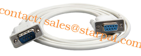 10m Serial  RS232 Com white Male to Female Extension Cable Lead DB9 M TO DB9 F supplier