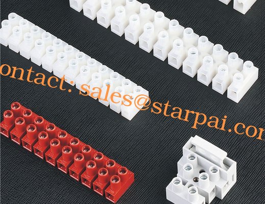 Through Terminal block without protect spring plate | Pitch: 8.20mm | Part No.PA7 Case PA66,UL94V-0 supplier