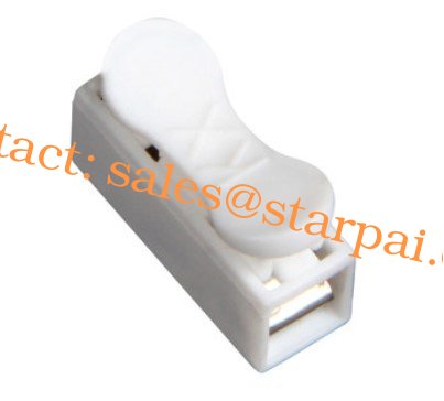 1 Pole Quick Wire Connector Terminal Block Spring Connector LED Strip Lighting supplier