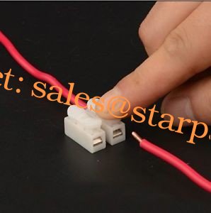 1 Pole Quick Wire Connector Terminal Block Spring Connector LED Strip Lighting supplier