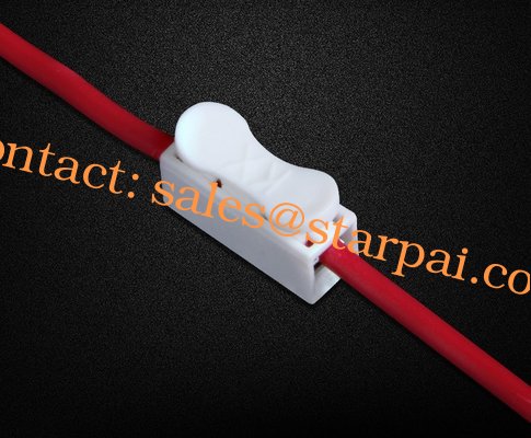 1 Pole Quick Wire Connector Terminal Block Spring Connector LED Strip Lighting supplier