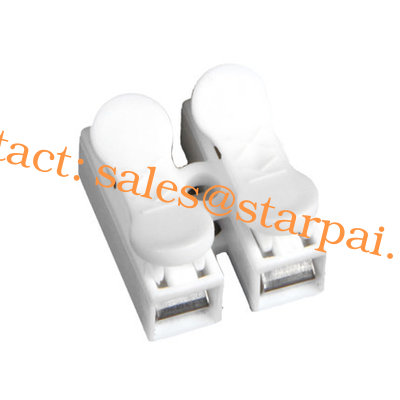 2 Pole Quick Wire Connector Terminal Block Spring Connector LED Strip Lighting supplier