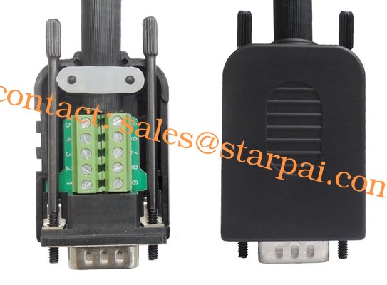 Terminal block Adapter DB9 Male / Female terminal block adapter pitch 3.81mm or 5.08mm or other by customer supplier
