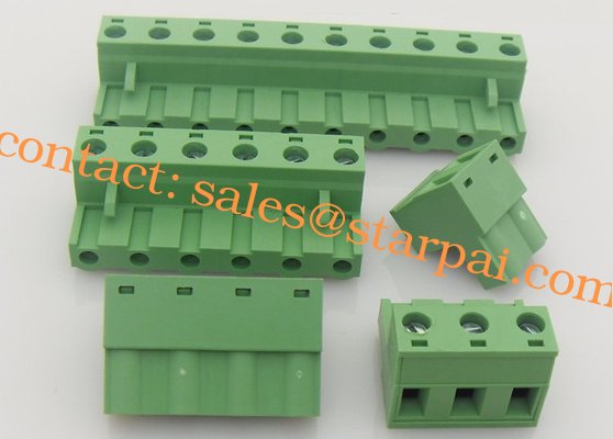 Plug-Terminal Block Head vertical connect wire Pitch:7.62mm / 0.3 in supplier