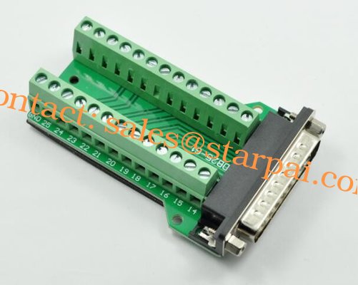 DB25-M2 Female 25Pin Plug Breakout To PCB Board Terminals Connectors  Male / Female terminal block adapter supplier