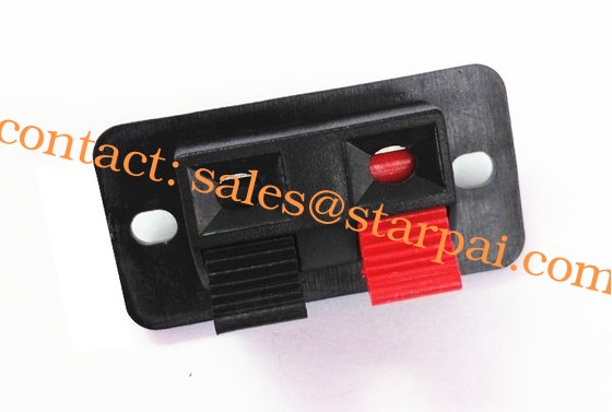 Right Angel Speaker Terminal Clip Connector 2 Positions Audio Cable Push Button Type supplier