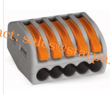 Push-wire Lighting Connectors for Flexible Conductors 5 poles easy access to installment and high security supplier