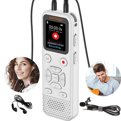 Voice Activated Recorder Mini Spy Dictaphone 16GB Memory Digital Voice Recorder