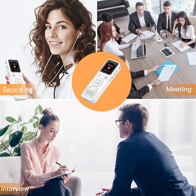 Voice Activated Recorder Mini Spy Dictaphone 16GB Memory Digital Voice Recorder