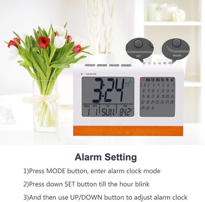 Wholesale Table Time Clock Large Screen Display Desktop Electronic Digital Desk Calendar