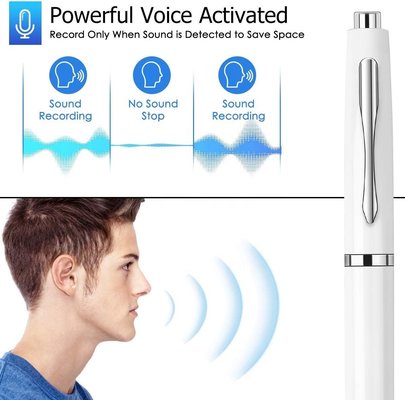 Aomago Voice Recording Pen 16GB 32GB VOR Rechargeable Flash Drive Voice HD Recorder