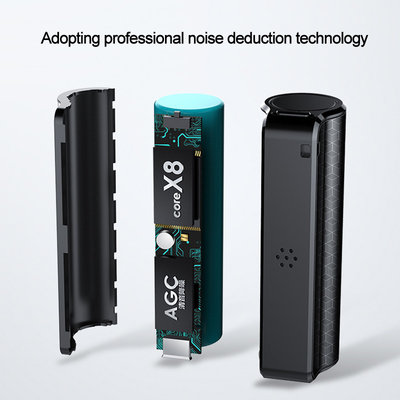 Mini Hidden Audio Voice Recorder 8GB Flash Drive Dictaphone for Lectures Long Time Standby