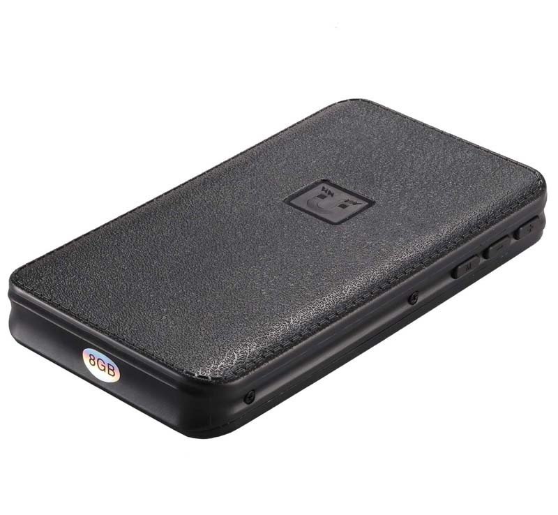 Aomago 2 in 1 Portable Charging Power Bank Voice Recorder with 2500mah Battery
