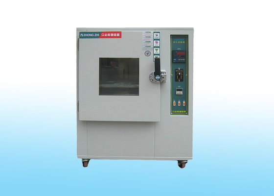 80 L RT 200 ℃ Rubber Testing Equipment , Electricity Heating Tensile Strength Machine