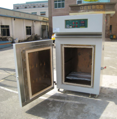 SECC Steel Industrial Oven Temperature Protection Hot Air Chamber 300℃ with Turbofan
