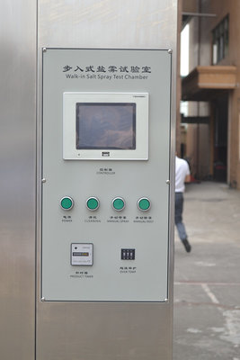 Digital Stainless Steel Walk In Salt Spray Corrosion Test Equipment With View Window