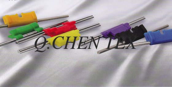 Pressure Bar Spacer Textile Machine Parts With Red Yellow Lilac