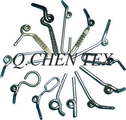Snail Wire Textile Machine Parts With Stainless Steel White Shining Color