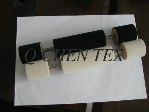Flocking Roller Textile Machine Parts , Spinning Machine Roller