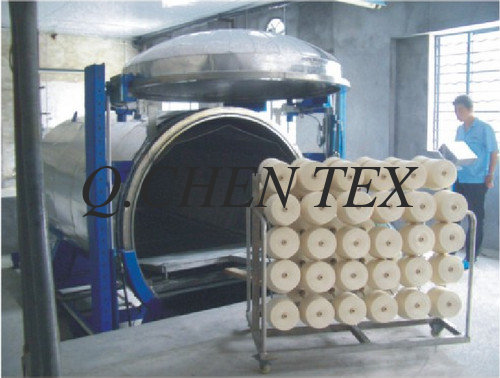 Constant Speed Vacuum Steaming Textile Spinning Machinery For Nylon Yarn
