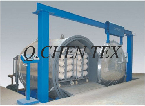 Constant Speed Vacuum Steaming Textile Spinning Machinery For Nylon Yarn