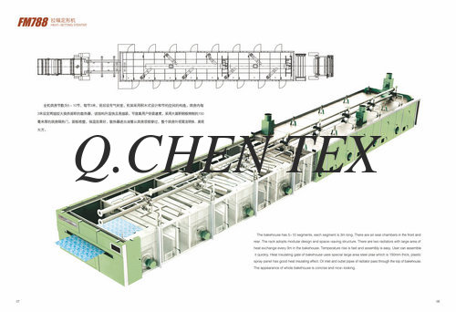 High Temperature Textile Dyeing Machinery , Heat-setting Stenter
