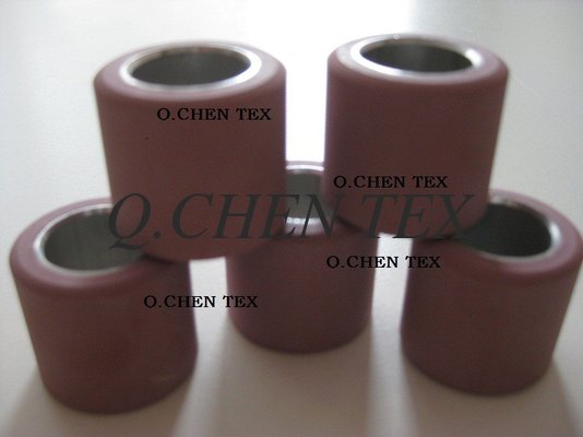 Common Free Treatment Rubber cot Textile Machine Parts With Aluminum / rubber Layer